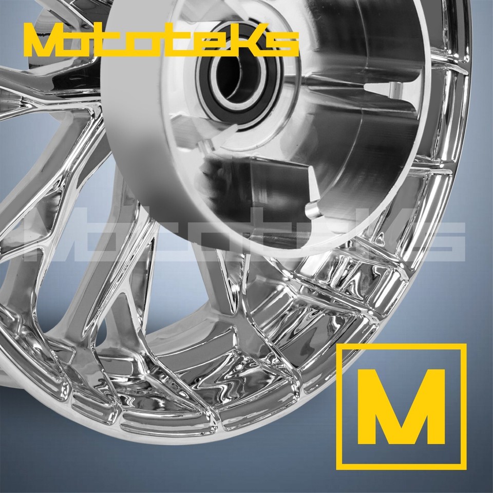 18" 18X5.5 RAIDER MAG WHEEL CHROME FOR HARLEY TOURING MODELS REAR RIM ...