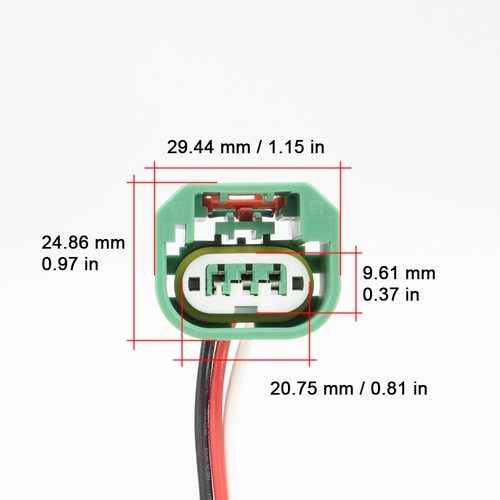 High/Low beam headlights connector Jeep Wrangler JK. 2018. 55078148AC ...