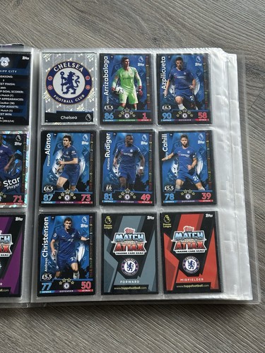 MATCH ATTAX 2018/19 18/19 SET OF 371 CARDS IN BINDER + 9 LIMITED ...