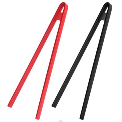 2 Pcs Anti Slip Silicone Toast Tongs 11.8" Trivet Tongs for Cooking ...