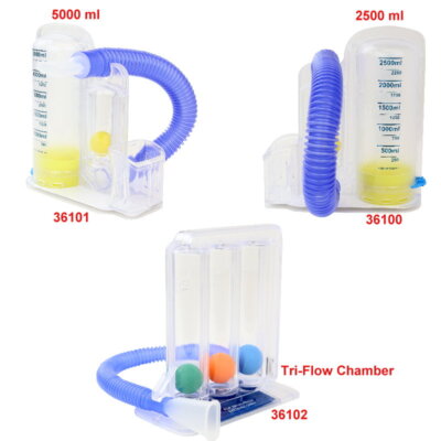 Hospital Grade Volumetric Incentive Spirometer Breath Lung Capacity ...