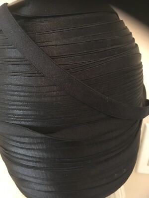 Bra Strap Elastic back Bra Elastic 3/8" Black 2 yards | eBay