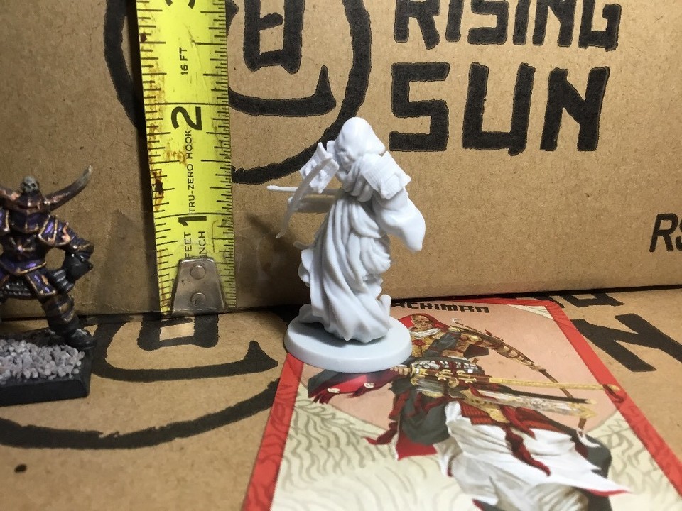 Kami Hachiman War God Japanese Samurai Mini 32mm Rising Sun D&d Dnd ...