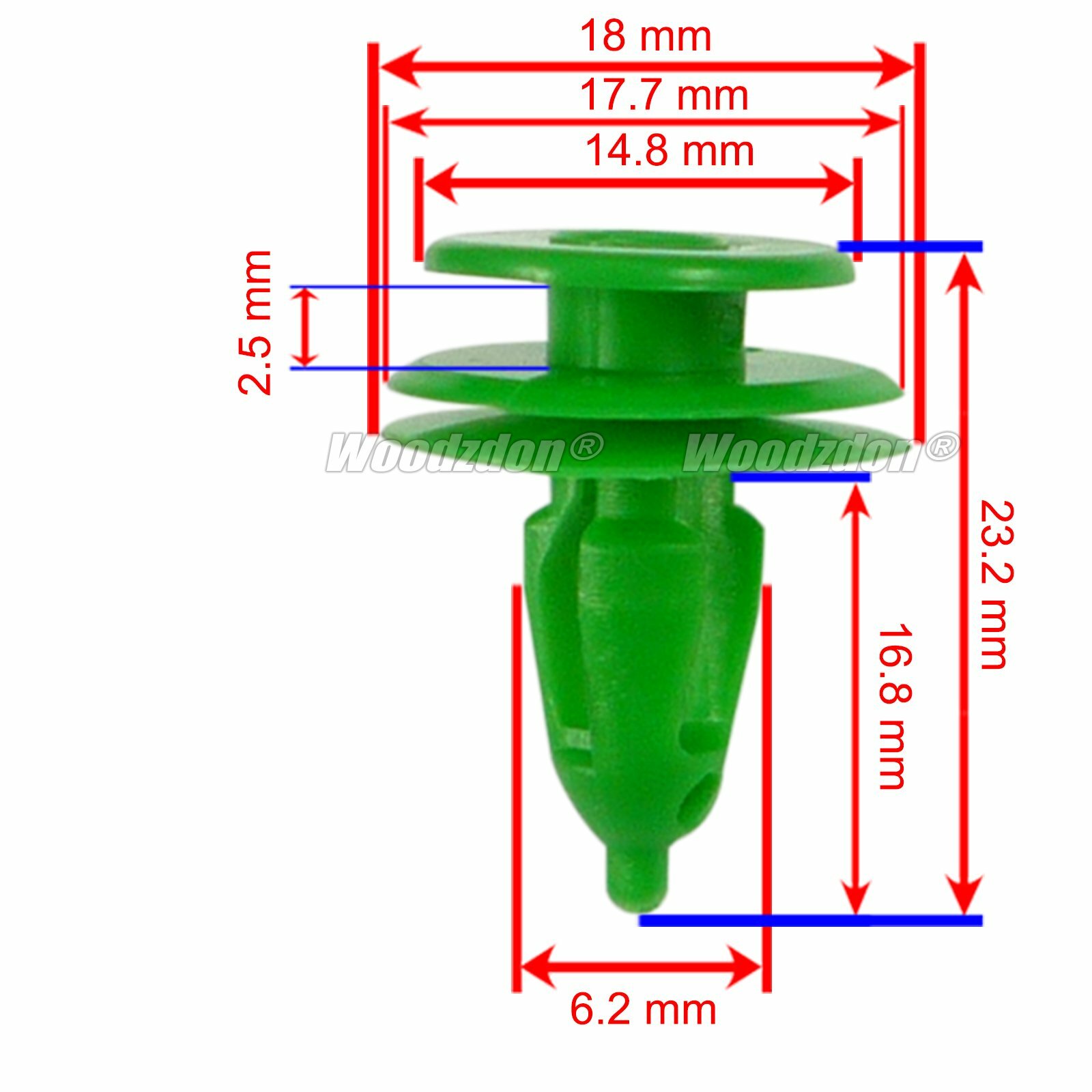 50 Door Trim Panel Clip Retainer For Chrysler For Jeep WJ Grand ...