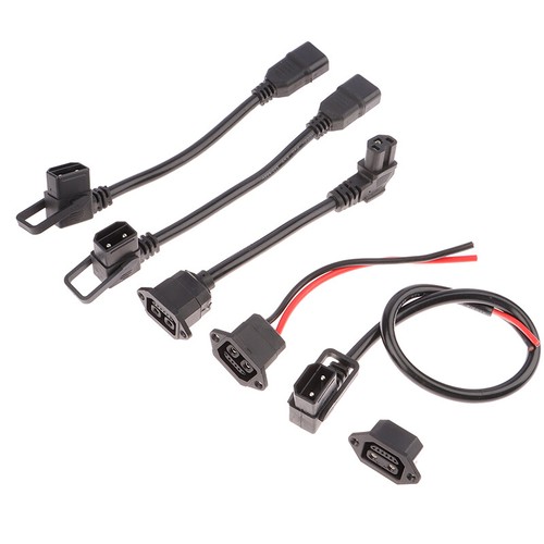 Electric Vehicle Charger Connector Adapter E-bike Lithium Battery ...