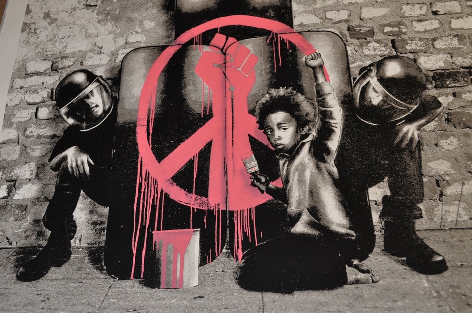 A - Hijack - Son of Mr Brainwash - Canvas of Resistance - 2020 - Rare ...
