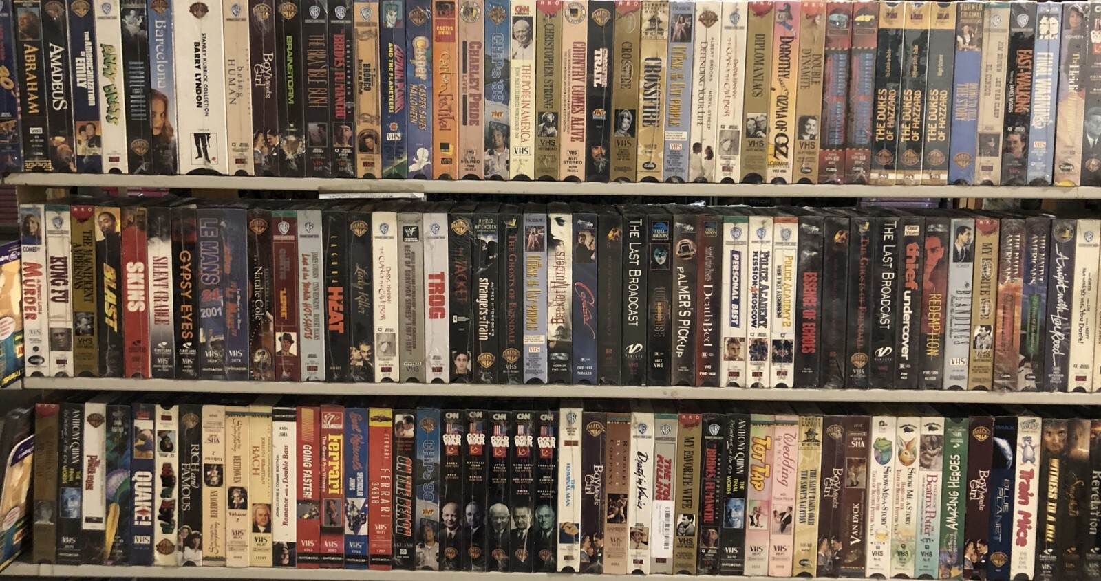 Wholesale Lot of 20 New VHS Video Tapes Bulk Randomly Chosen All Genres ...