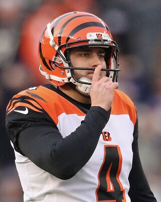 RANDY BULLOCK 8x10 PHOTO #29 Cincinnati Bengals Kicker WM | eBay