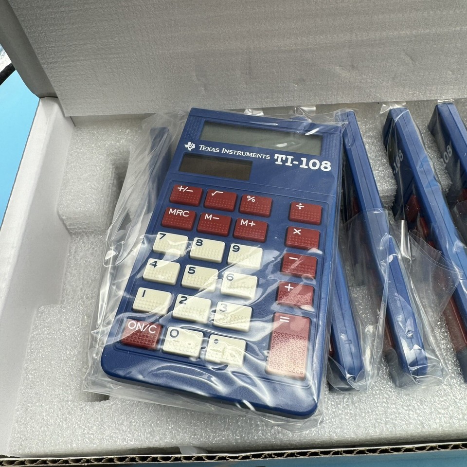 Texas Instruments TI-108 Teacher Kit - 10 Calculators - NEW | eBay