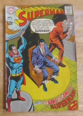 DC SUPERMAN #211 NOV 1968 MID-GRADE BOOK SUPER-ARTIST | eBay