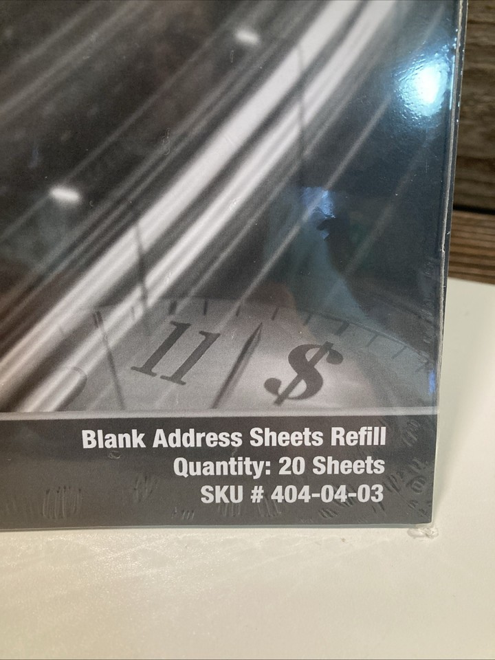 Anthony Tony Robbins Rapid Planning Method RPM Refill Sheets Address ...