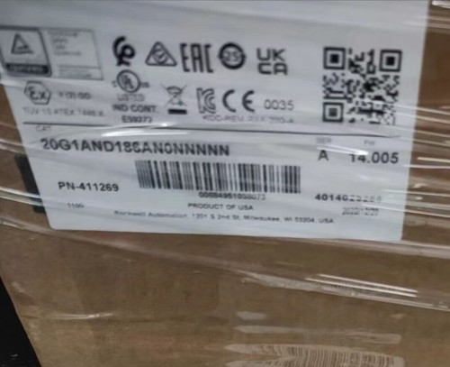 New Allen Bradley PowerFlex 755 VFD 20G1AND186AN0NNNNN 150 HP 18 Mo Wty ...