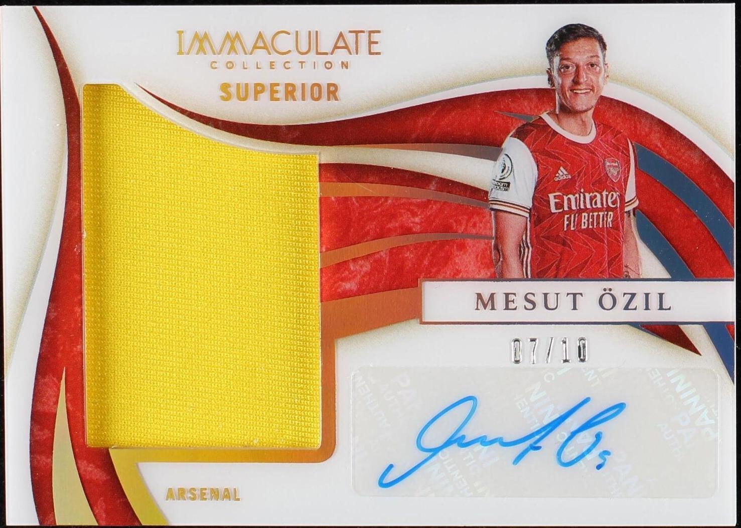 2020 Panini Immaculate Collection - Superior Swatch Signatures Mesut ...