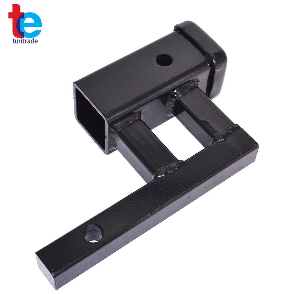 Extender Extension Tow 1-1/4" to 2" Rise-Drop Adapter Trailer Hitch ...