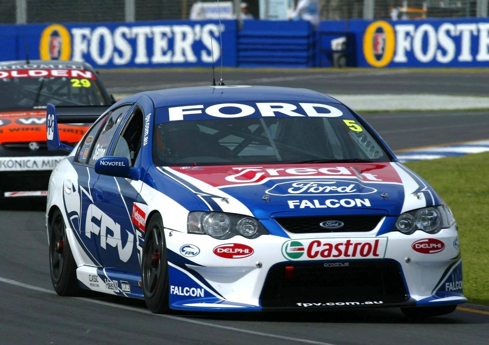 GLENN SETON 6x4 or 8x12 photo V8 Supercars FORD CREDIT FALCON FPR FPV ...