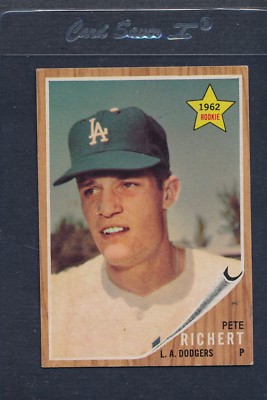 1962 Topps #131 Pete Richert Dodgers EX *3254 | eBay
