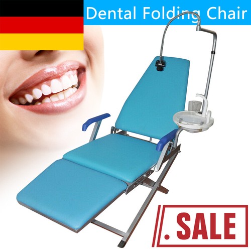 Folding Dental Portable Chair Folding Mobile Stool w/LED Light: water ...