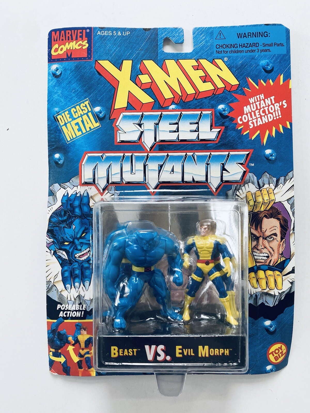 Marvel Comics - X-MEN STEEL MUTANTS Die Cast Metal Posable Action ...
