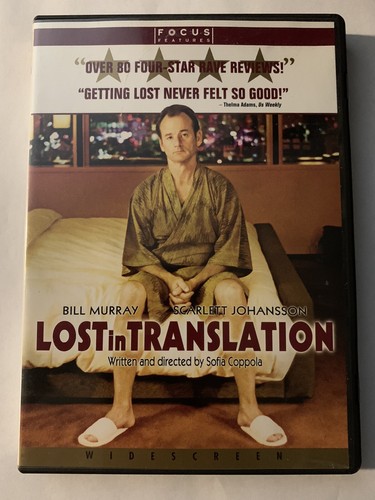 Lost in Translation (DVD, 2003, Widescreen) Bill Murray & Scarlett ...