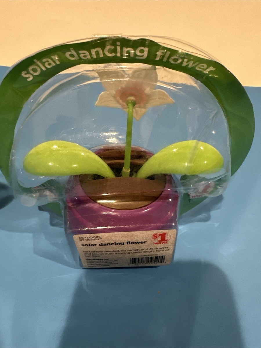 White Daisy Solar Window Dancers