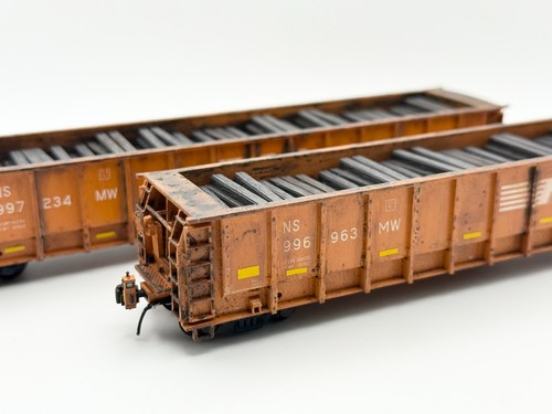 HO Scale Norfolk Southern M-271 Crosstie Gondola - 3D Printed Resin Kit ...