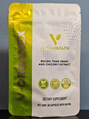 VitalHealth V-Organex 60 Capsules with 500 mg - New! Vital Health! Exp ...