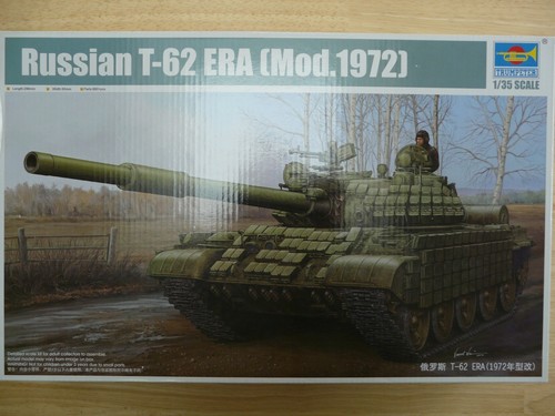 Maquette Char 1/35 Trumpeter Ref 01556 Russian T-62 ERA (Mod.1972 ...
