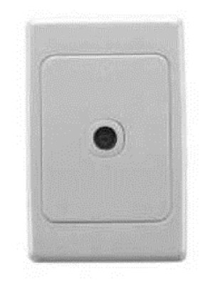 Clipsal COAXIAL TV SOCKET OUTLET CLI2031VTV75WE 75-Ohm, PAL Connector ...