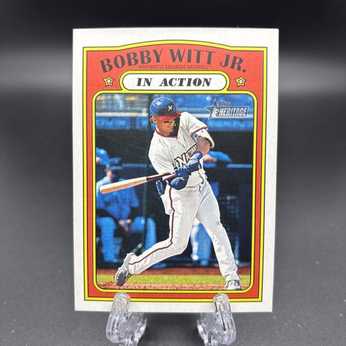 2021 Topps Heritage Minors In Action Bobby Witt Jr. R37257 **READ ...
