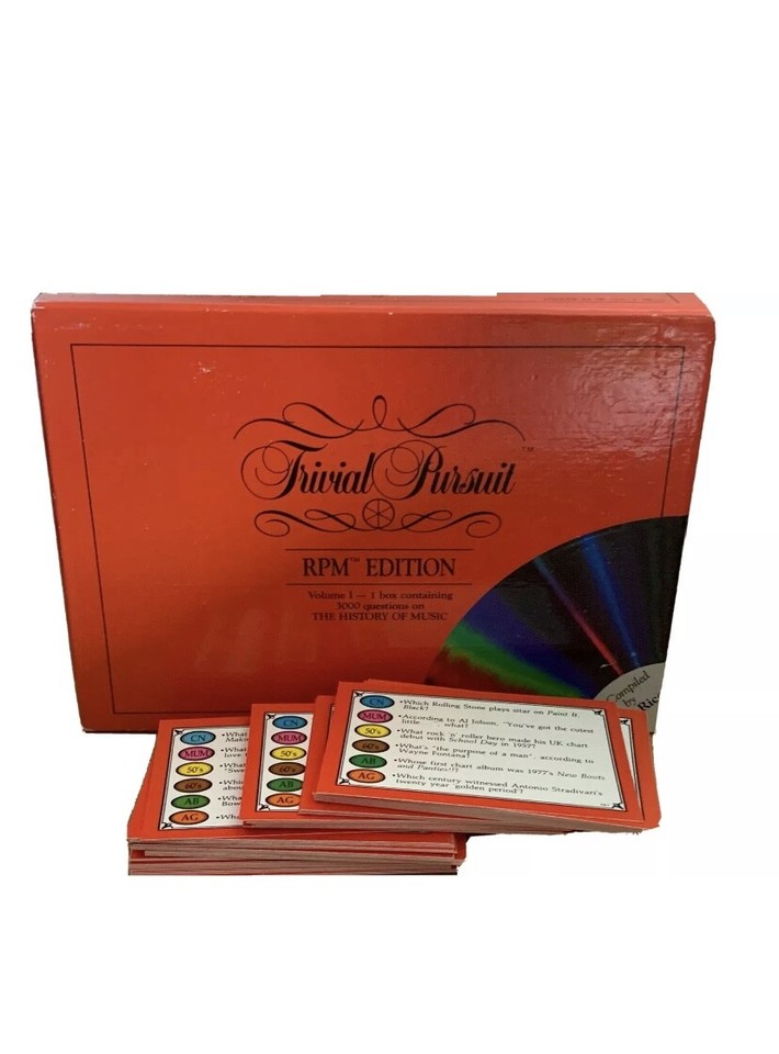 Trivial Pursuit Question Cards x100 (600 Questions in total) Choose ...
