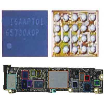 Original iPhone 6 6 plus LCD display Logic boost IC chip U1501 20pin ...