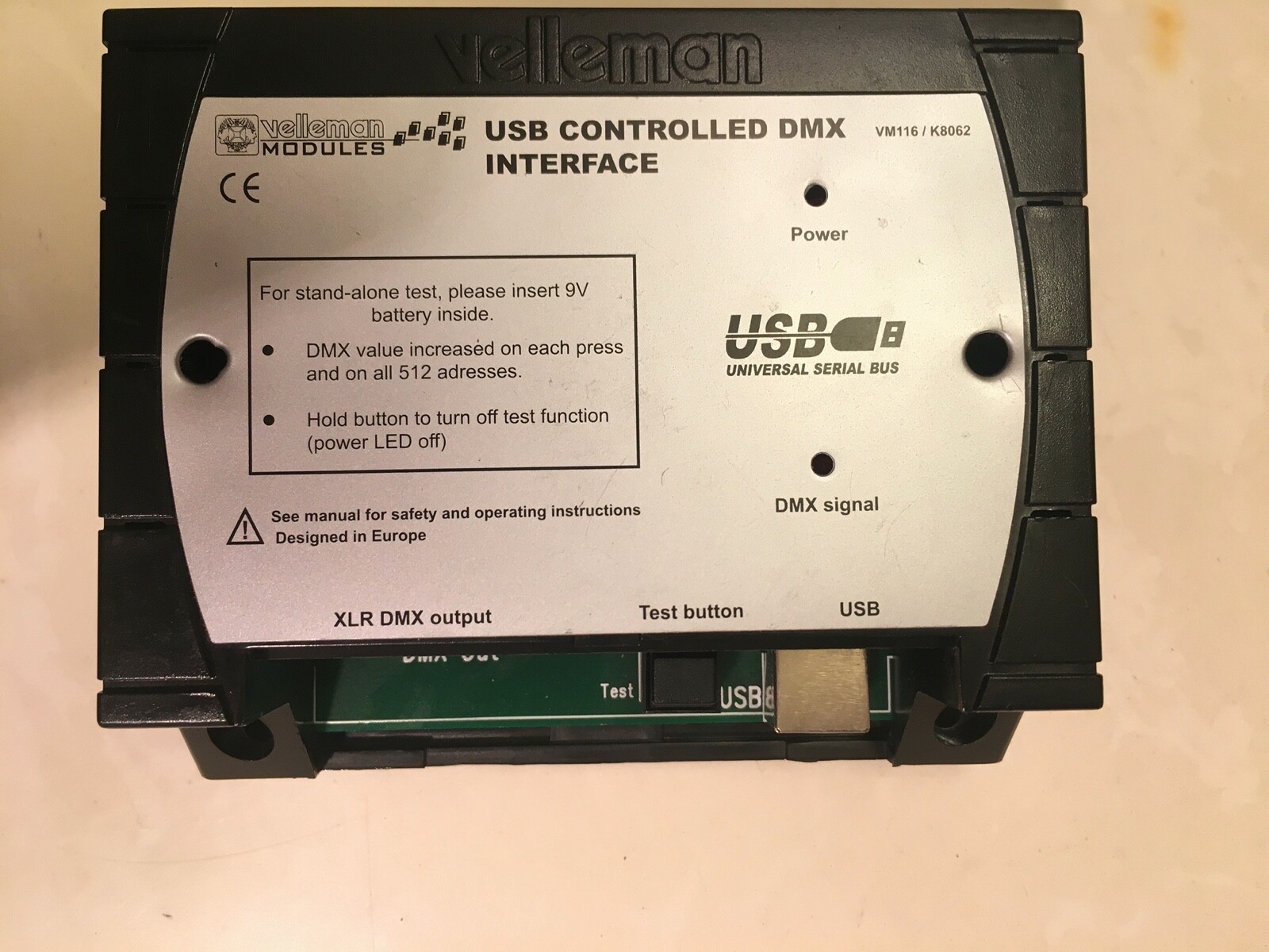 Velleman Modules VM116 USB Controlled DMX Interface for sale online | eBay