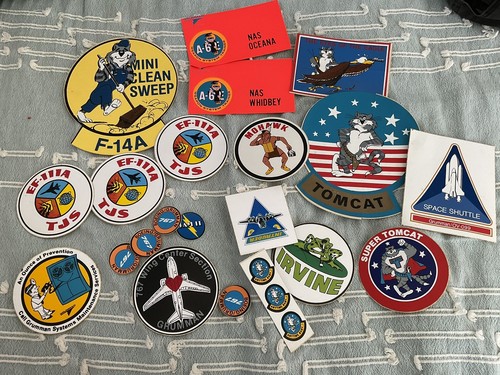 ORIGINAL VINTAGE GRUMMAN AVIATION STICKER LOT W/ SCARCE F-14 TOMCATS | eBay