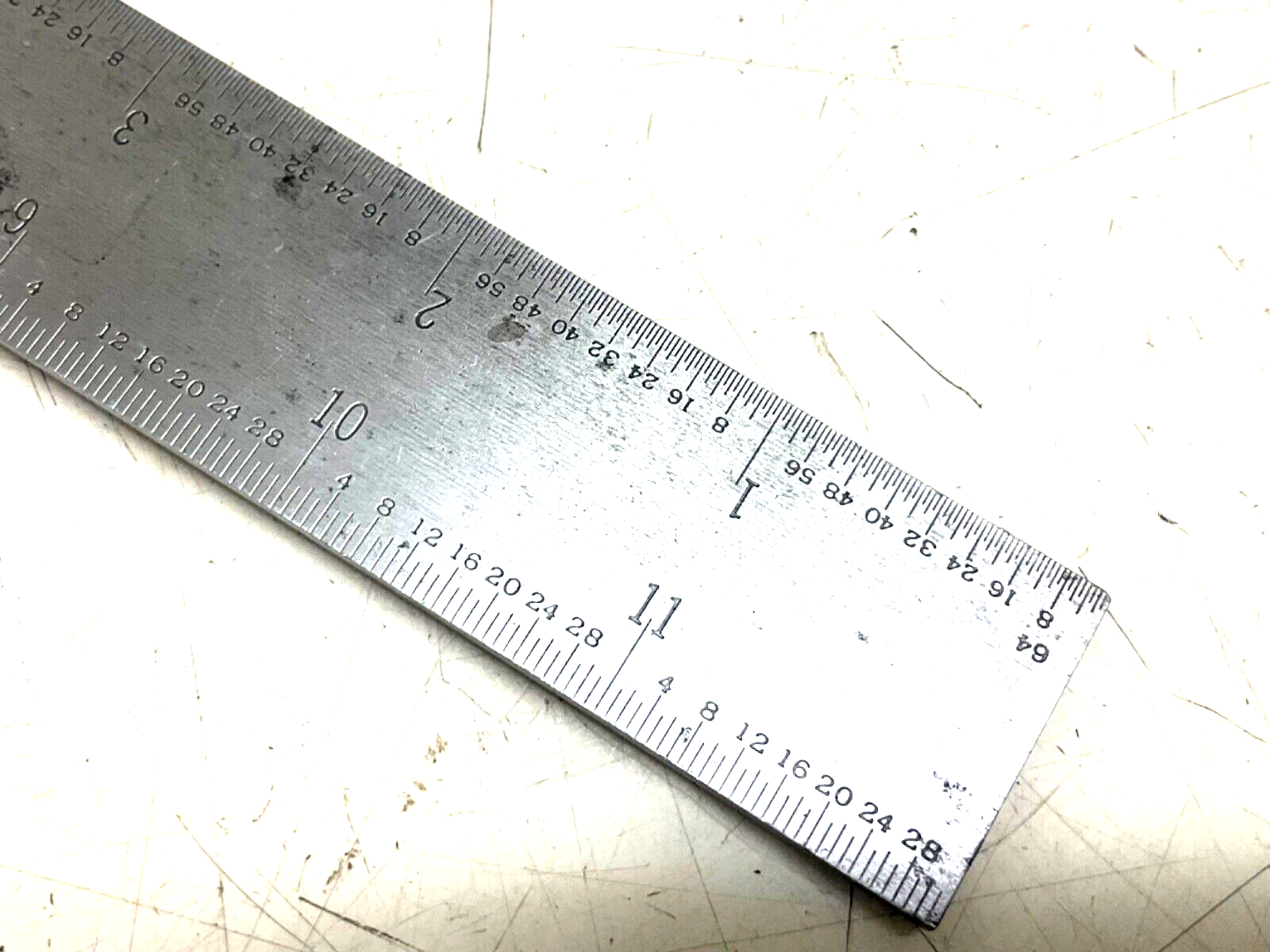 BLUE-POINT TOOLS GA-282A 12” RULE w/ PROTRACTOR HEAD, 8ths 16ths 32nds ...