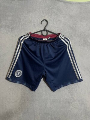 Scotland Team Home football Soccer Shorts 2014 - 2015 Blue Adidas Men ...