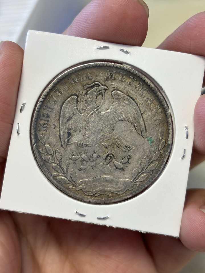 1881 CN JD Mexico 8 Reales Silver Coin Rare | eBay