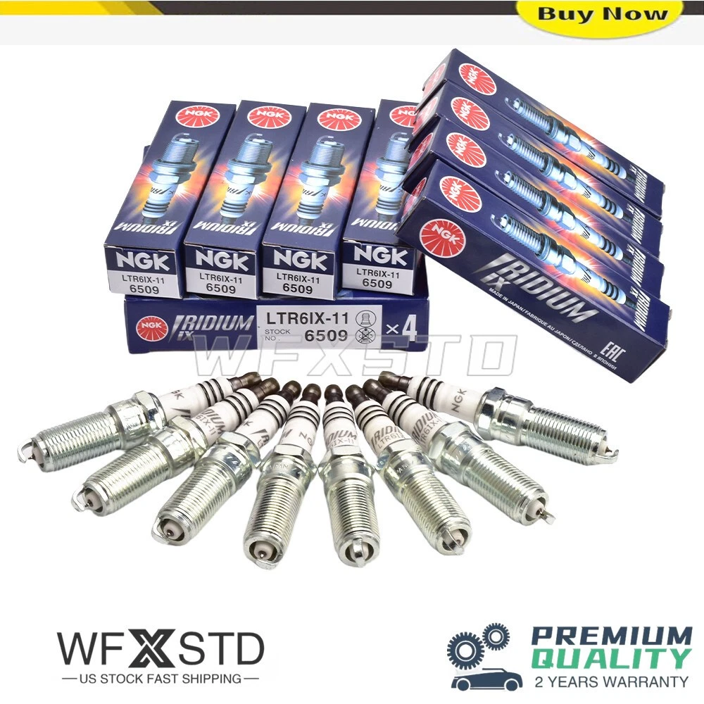 8PCS New OEM Iridium IX Spark Plugs NGK #6509 LTR6IX-11 For 2011-2015 ...