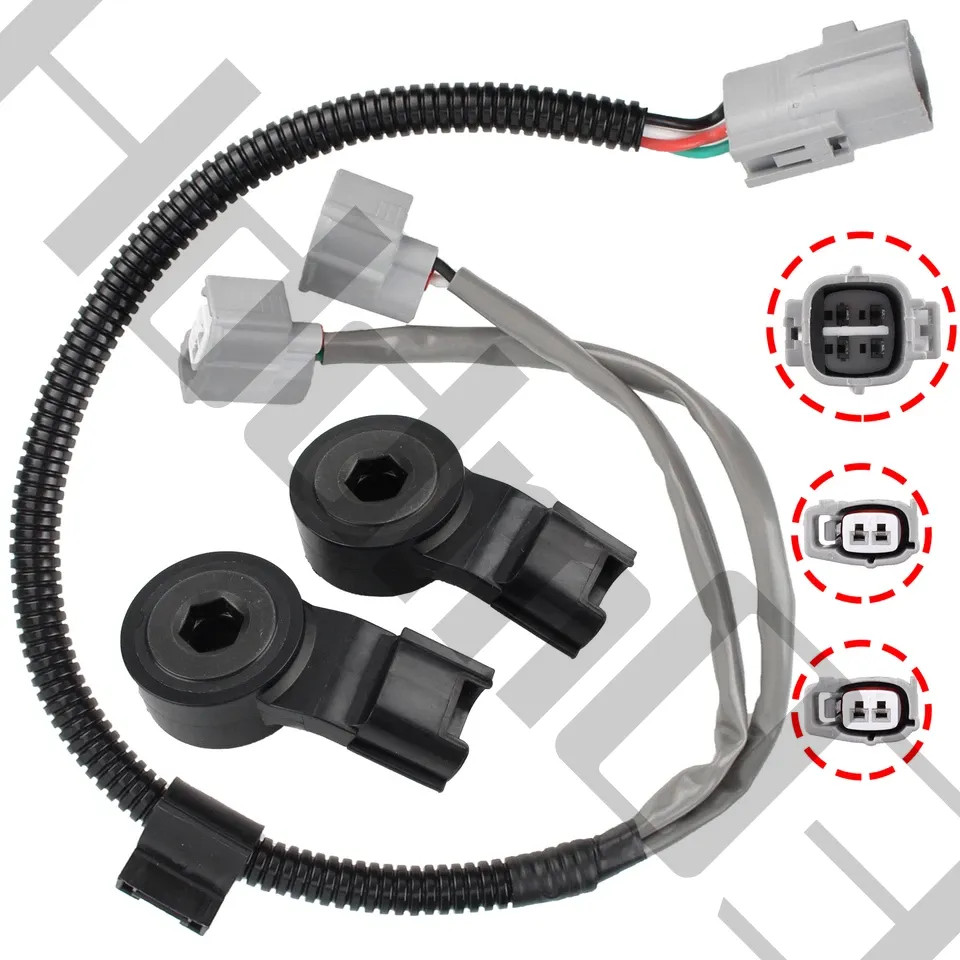 OEM 2pcs For Toyota Cruise 89615-06010 Engine Knock Sensor & Harness ...