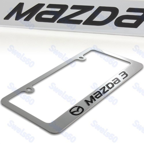 Mazda Mazda3 Chrome Plated Brass License Plate Frame Officially ...