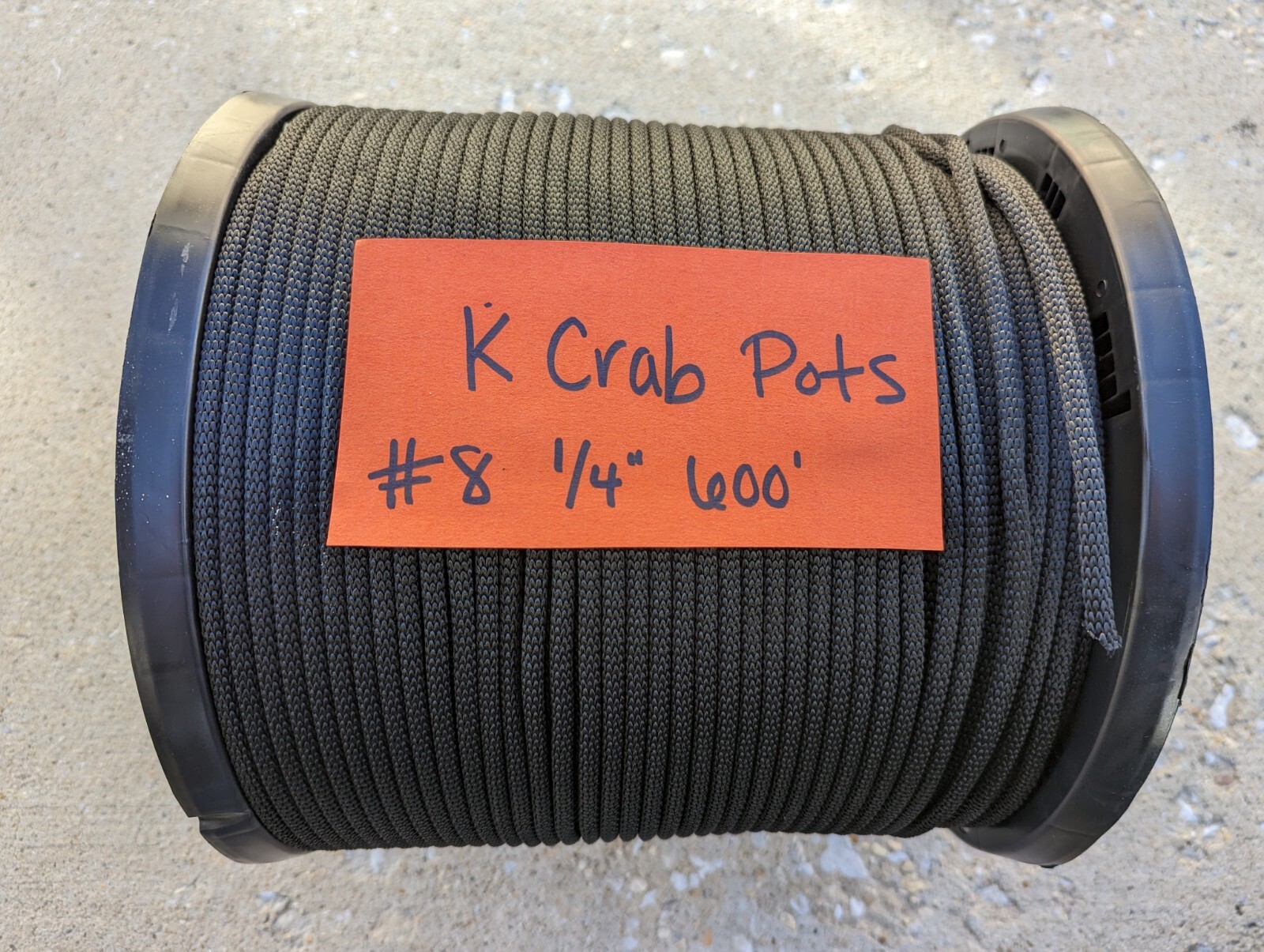 600 Ft - #8 - 1/4" Loctite Rope for Crab Traps Trotline Commercial ...