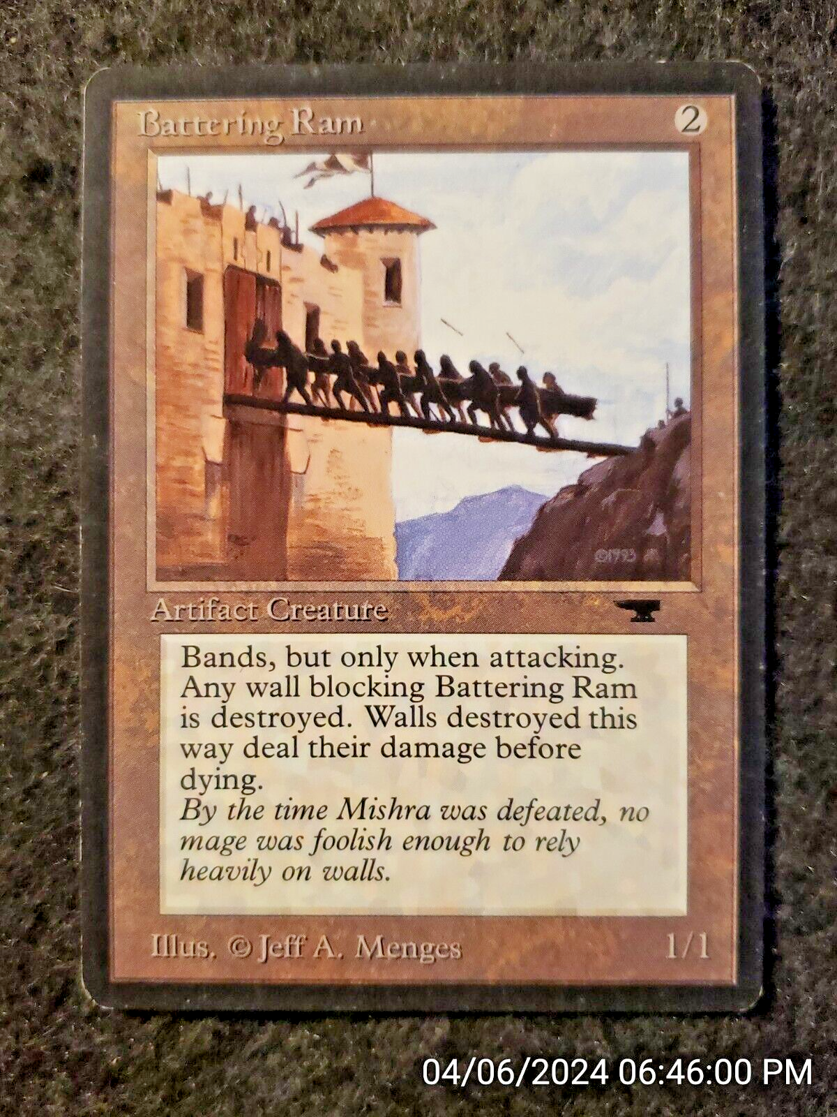 Battering Ram Antiquities Artifact Common MAGIC GATHERING MTG CARD ...