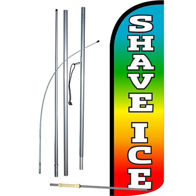 Shave Ice Swooper Flag Kit | eBay
