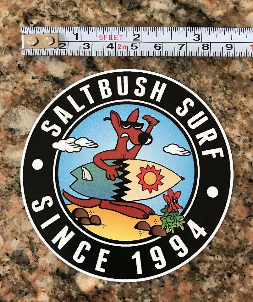 Saltbush Surf Sticker - Australia Surf Shop Surfing Apparel Water ...