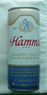 HAMM'S 16 OZ BEER CAN (1970s) THEODORE HAMM BREWING CO | eBay