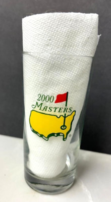 SALE- 2000 Masters Golf Tournament Commemorative Glass - Augusta ...