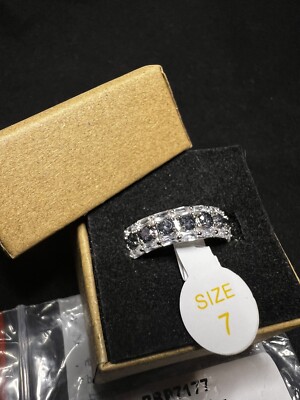 ‘The Talissa Ring’ RBP7177 Lab Created Blacks Ice Crystal Size 7 | eBay