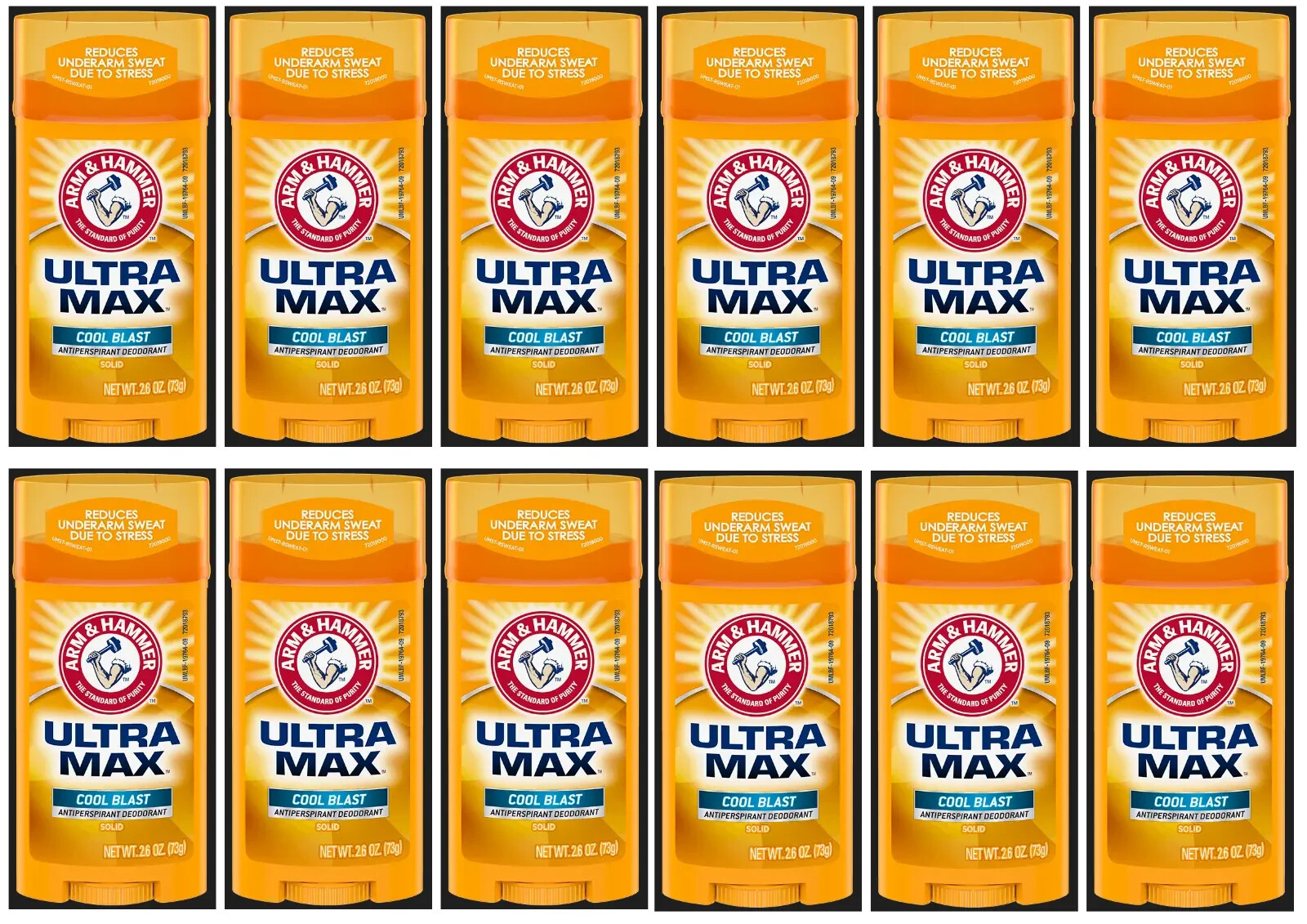 12 Packs , Arm & Hammer Ultramax Cool Blast Deodorant 2.6 oz | eBay