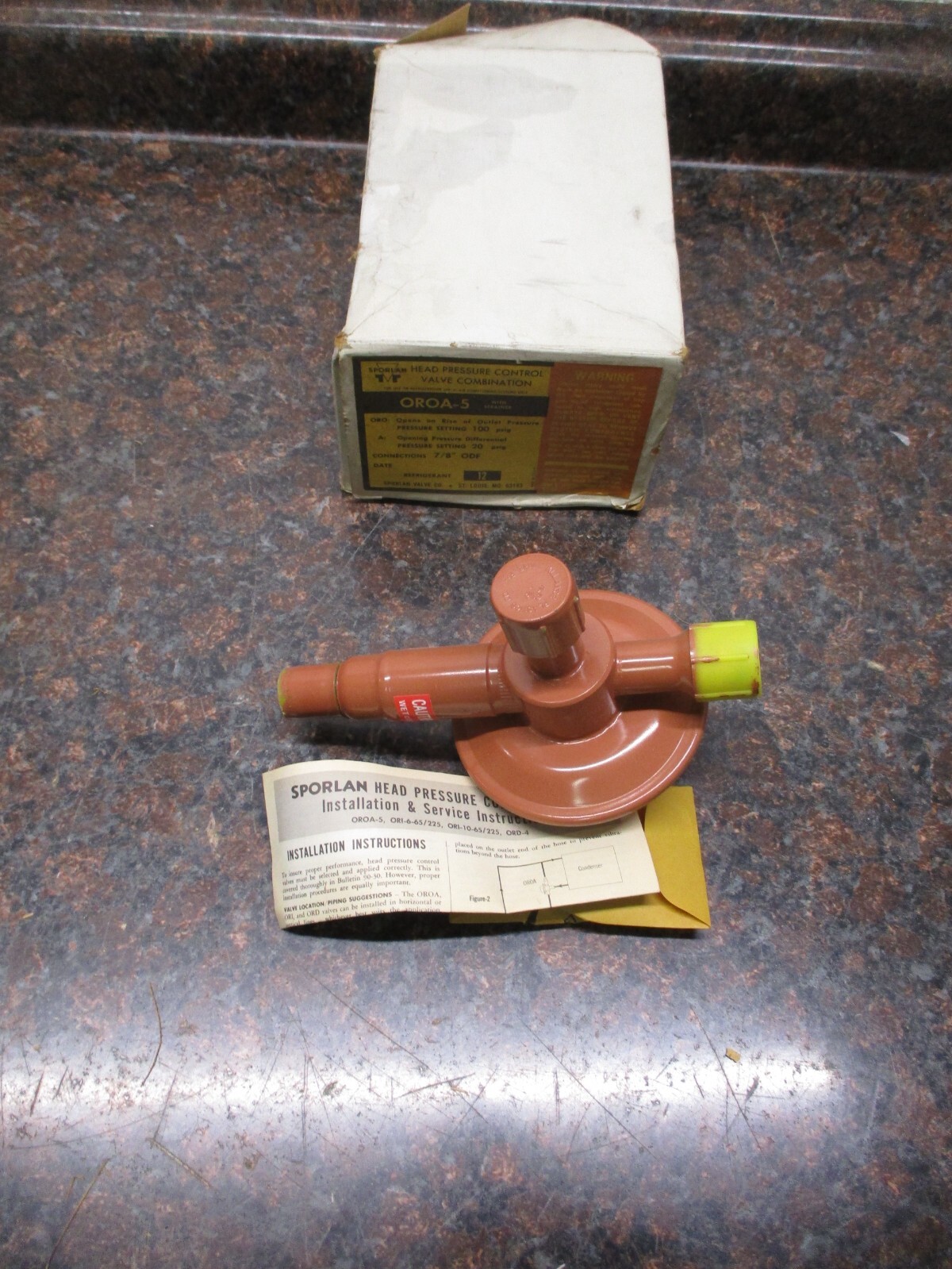 Sporlan Oroa-5-100 7/8 ODF 100 PSIG Head Pressure Control Valve Combo ...