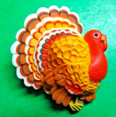 VINTAGE HALLMARK TURKEY AUTUMN FALL THANKSGIVING LAPEL PIN (A125) | eBay