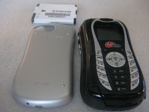 RARE Kyocera Qualcomm 3G CDMA Flip Cell Phone | Virgin Mobile | Black ...